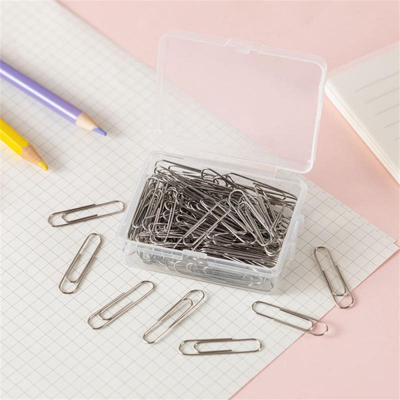 【DigitalHaven】Box Colored Paper Clip Metal Clips Memo Bookmarks ...
