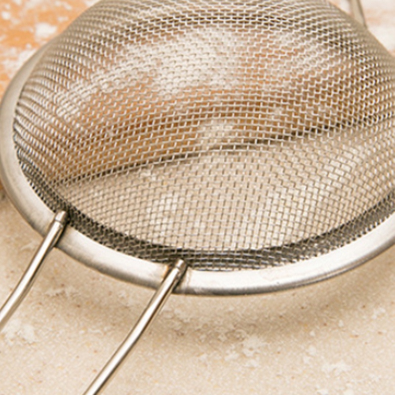 Set of 3, Stainless Steel Wide-Edge Twill Oil Grid Colander, Kitchen ...