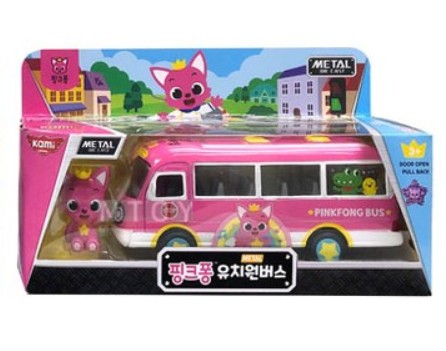 PINKFONG ☆ Metal Kindergarten Bus Pinkfong, BabyShark 2TYPE | Lazada ...