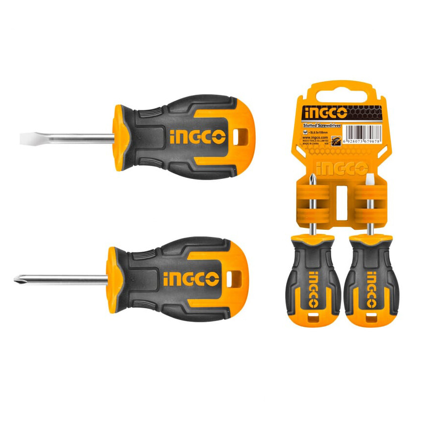 INGCO SCREWDRIVER SET w/Magnetic Tip 2pc, 6pc or 8pc | Lazada Singapore