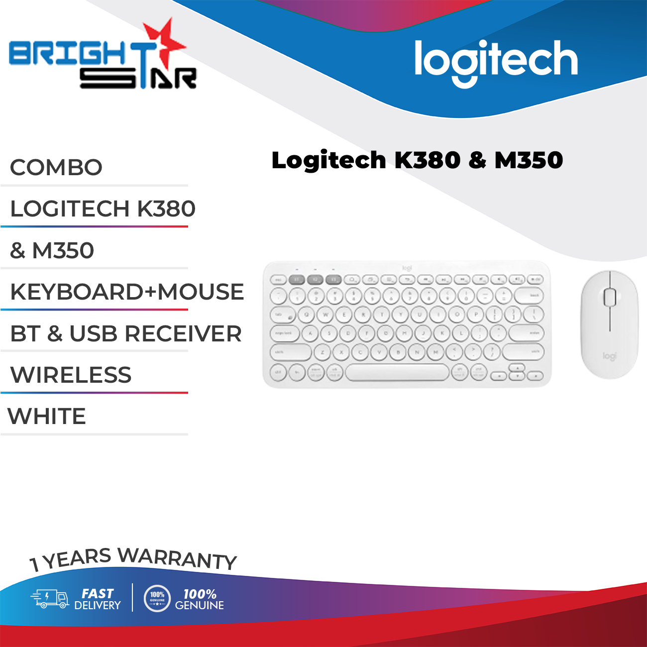 Logitech K380 And M350 Keyboard & Mouse Combo | Lazada