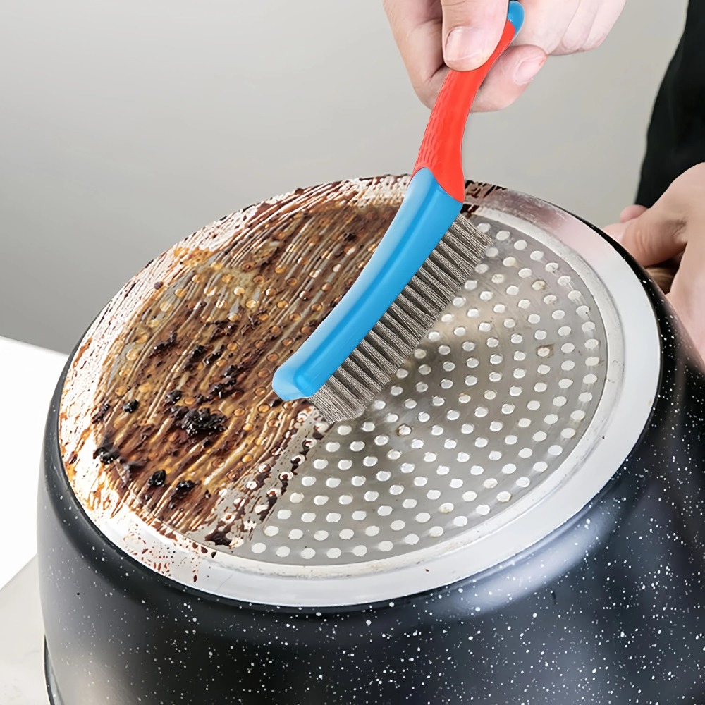 Manual Stainless Steel Wire Brush with Plastic Handle for Welding Rust ...