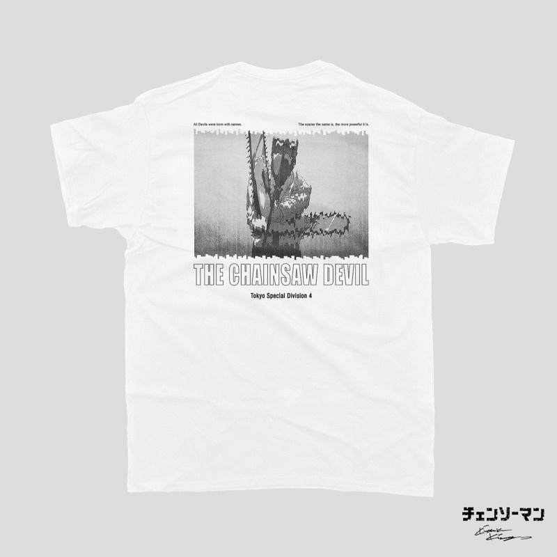 เวลา a Uniqlo X CHAINSAW MAN X KOSUKE KAWAMURA | เสื้อยืด ลายการ์ตูนอน ...