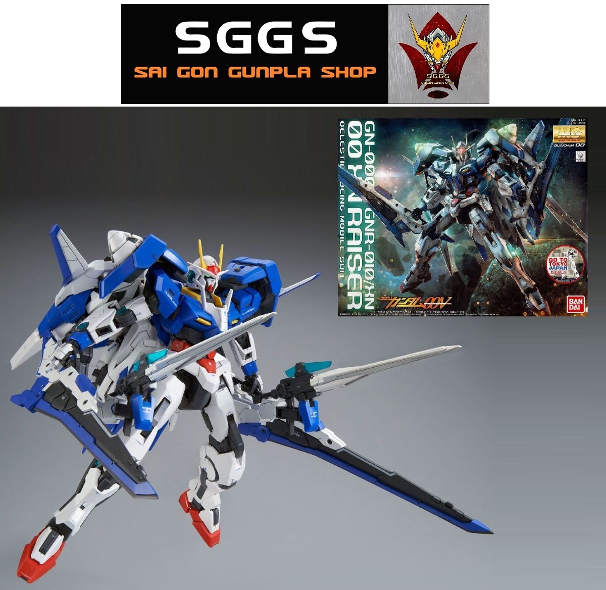 Mô Hình MG 00 Raiser XN Gundam 1/100 Bandai Đồ Chơi Lắp Ráp | Lazada.vn