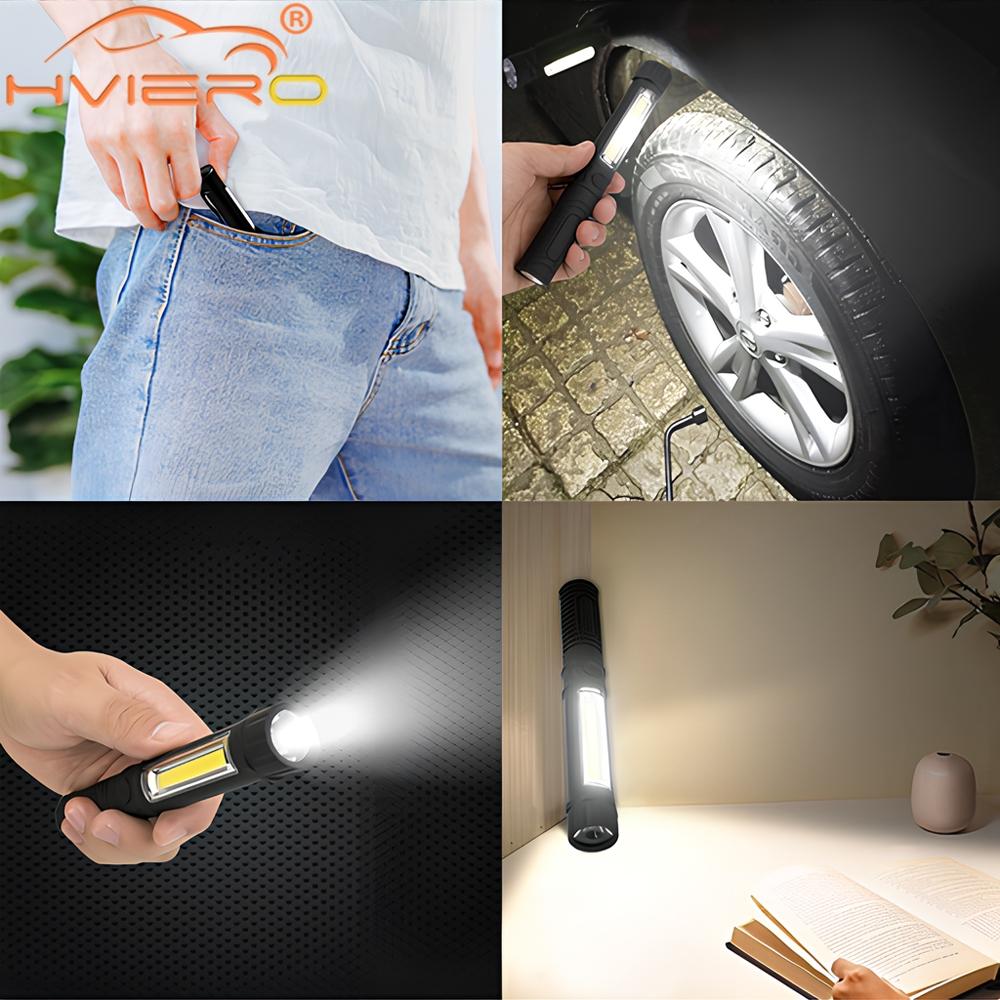 1X Multi-Function COB LED Portable Mini Pen Work Inspection Torches ...