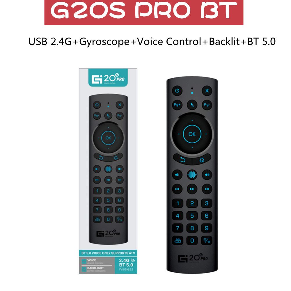 G20BTS Plus 2.4G Wireless Smart Voice Air Mouse Gyroscope G20S PRO IR ...