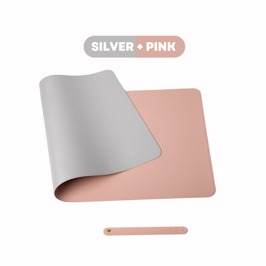 mixshop Premium Leather Large Mouse Pad/ Desk Pad for Laptop/Computer ...