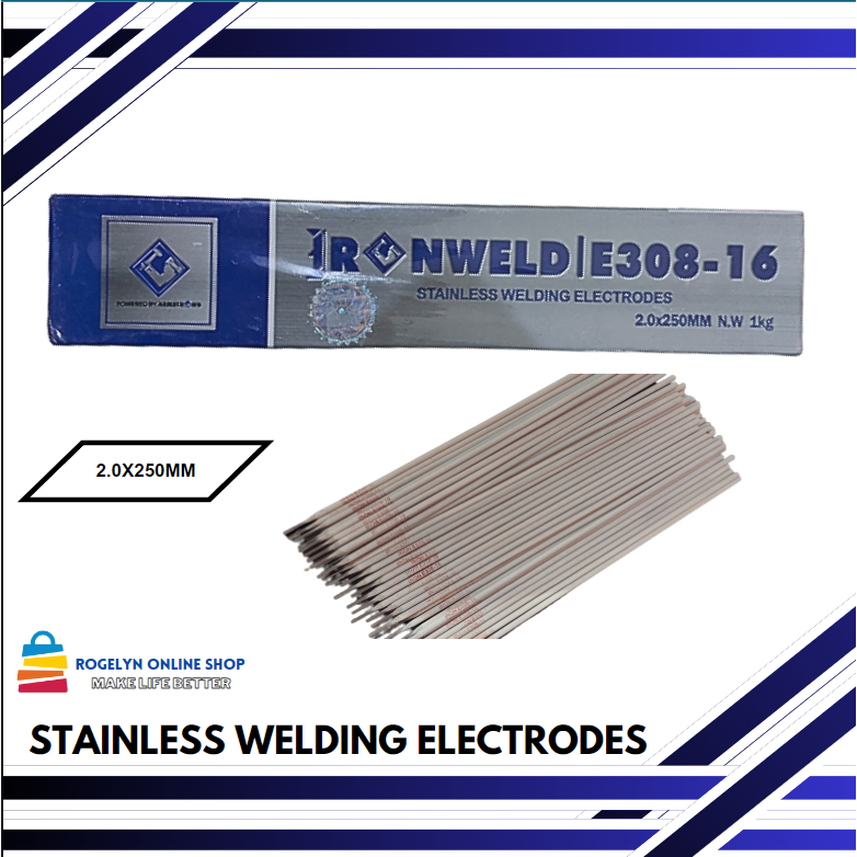 IRONWELD E308-16 (1KG) STAINLESS WELDING ELECTRODES, WELDING ROD ...
