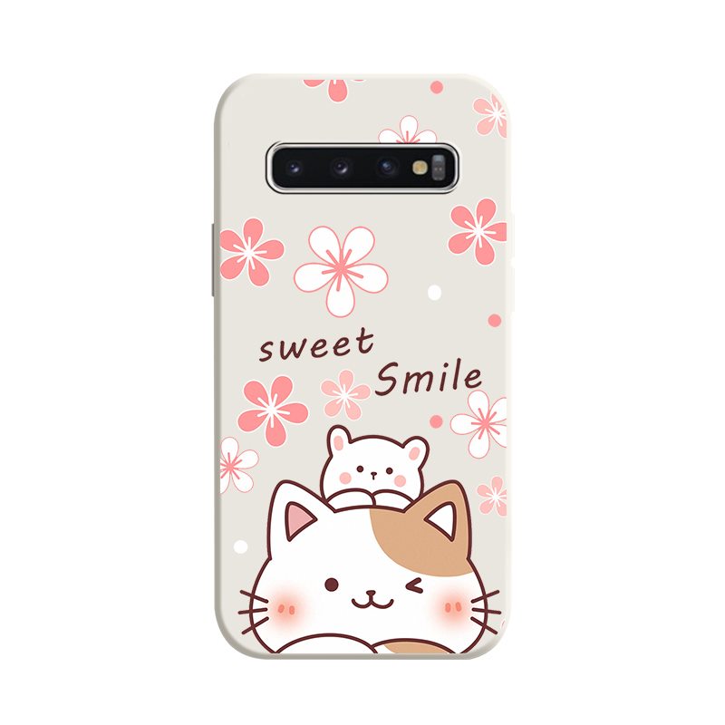 Liquid silicone shell cute Phone Case For Samsung Galaxy S10/SM-G973N ...