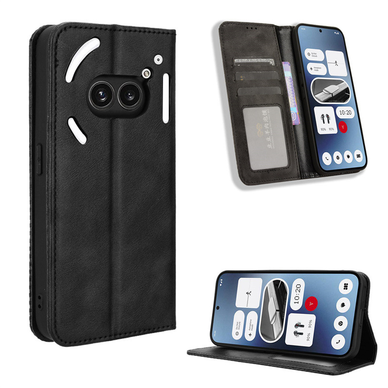 Nothing Phone 3A Case with Card Holder,Leather Wallet Case with Flip ...