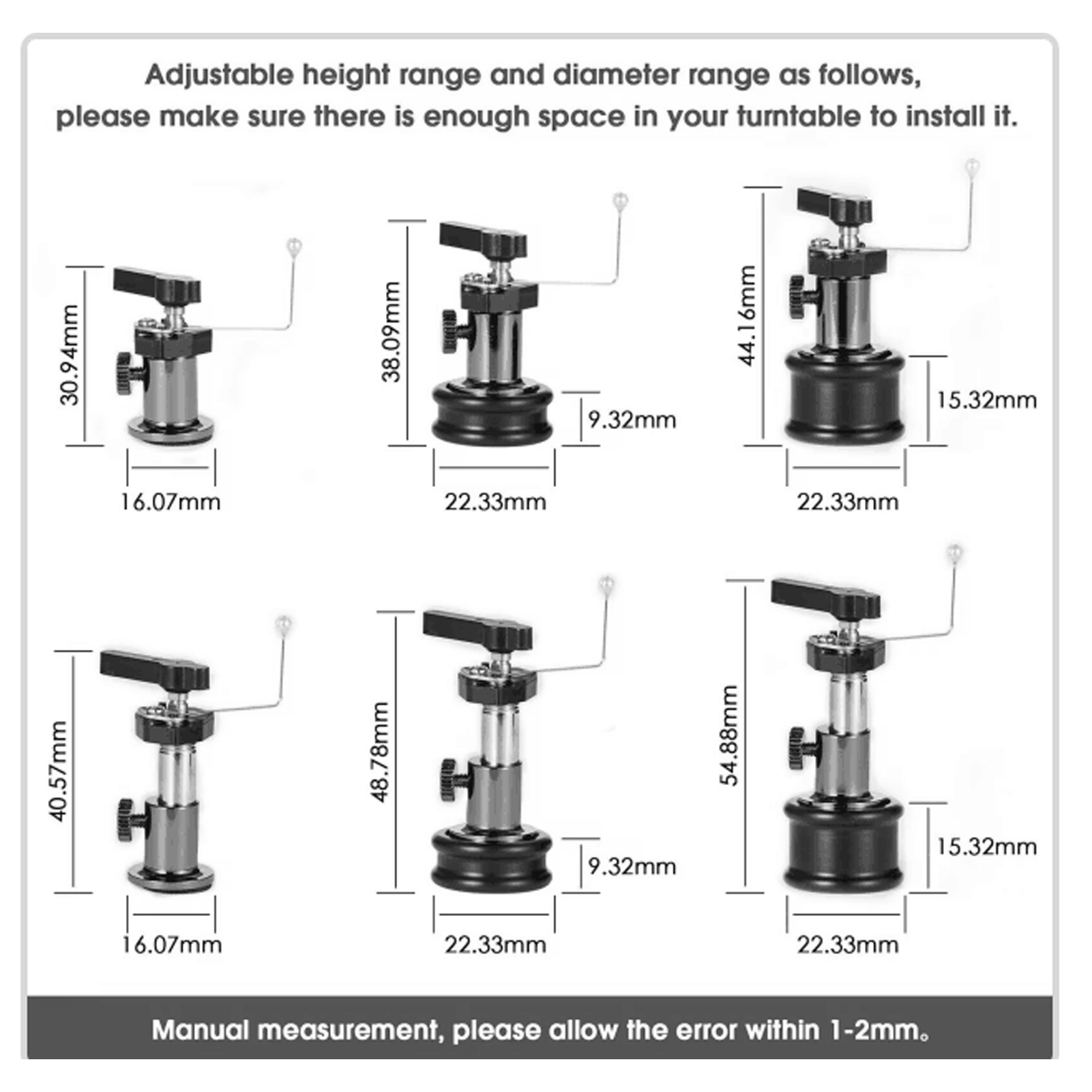 Tonearm Safety Raiser Tonearm Arm Lifter Automatic Universal Aluminum ...
