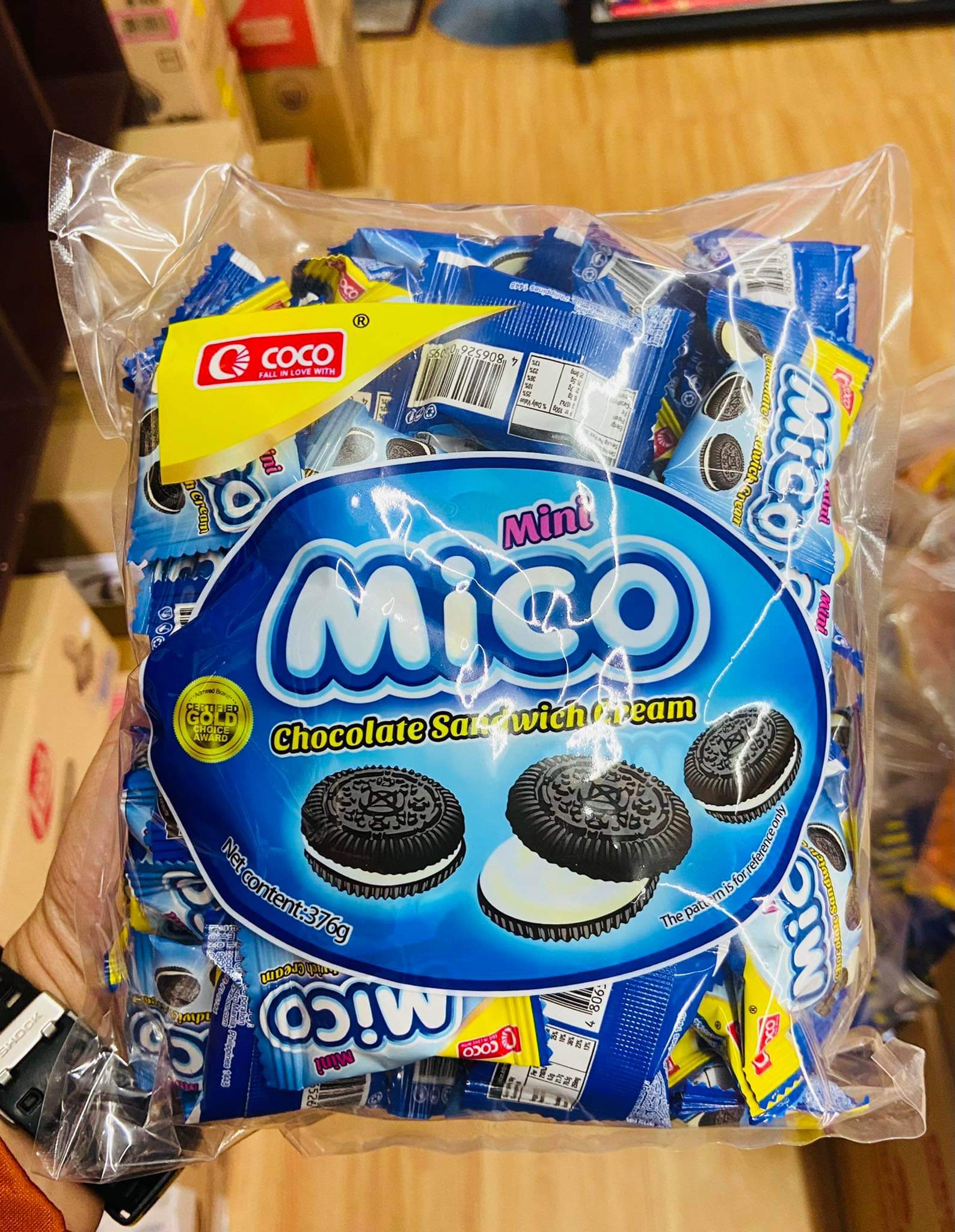 Mico Chocolate Sandwich Cream 376g ️ | Lazada PH