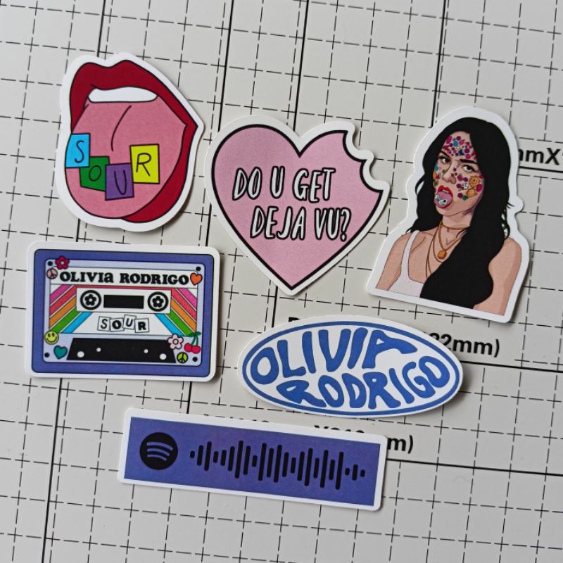 Sticker Pack Musician Boy Pablo Olivia Rodrigo Rex Orange County ...