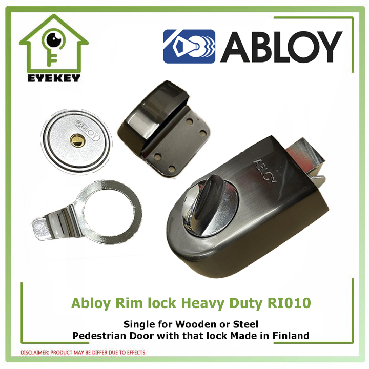 ABLOY RIMLOCK RI010C AUTOMATIC DEADBOLT AND LATCHBOLT RIMLOCK | Lazada PH