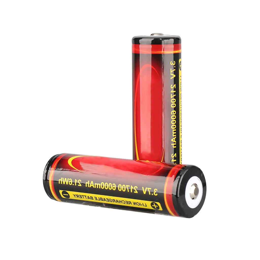 21700 Battery 3.7V 6000mAh Rechargeable Lithium Battery Use for ...