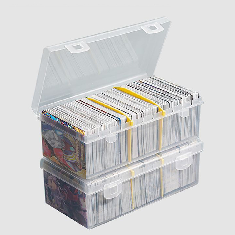 Compartment Photocards Storage Box Transparent Stickers Idol Card ...