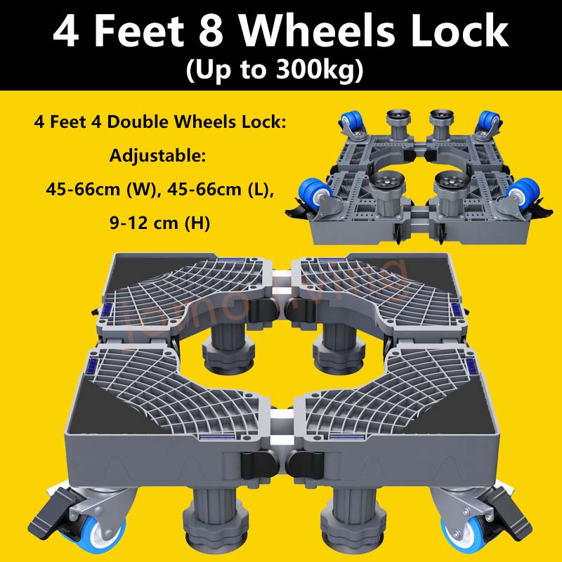 SG Ready Stocks Washing Machine Fridge Dryer Universal Foot Pad Heavy ...