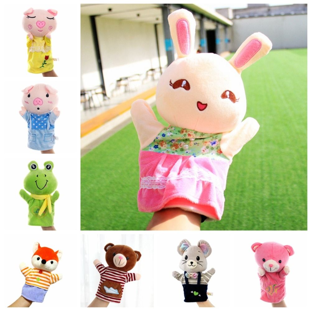 Animal Puppet Stuffed Animals Plush Finger Puppet Anime Doll Marine ...
