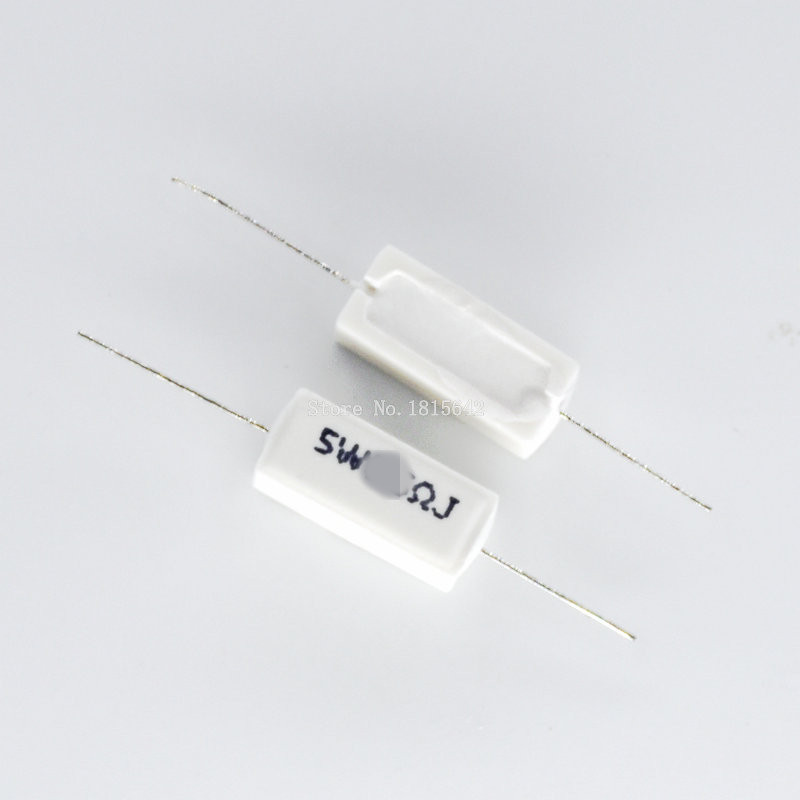 【InnovateWorld】10pcs 5W Cement resistance 0.1 ~ 10k ohm 5% 0.22 0.33 0. ...