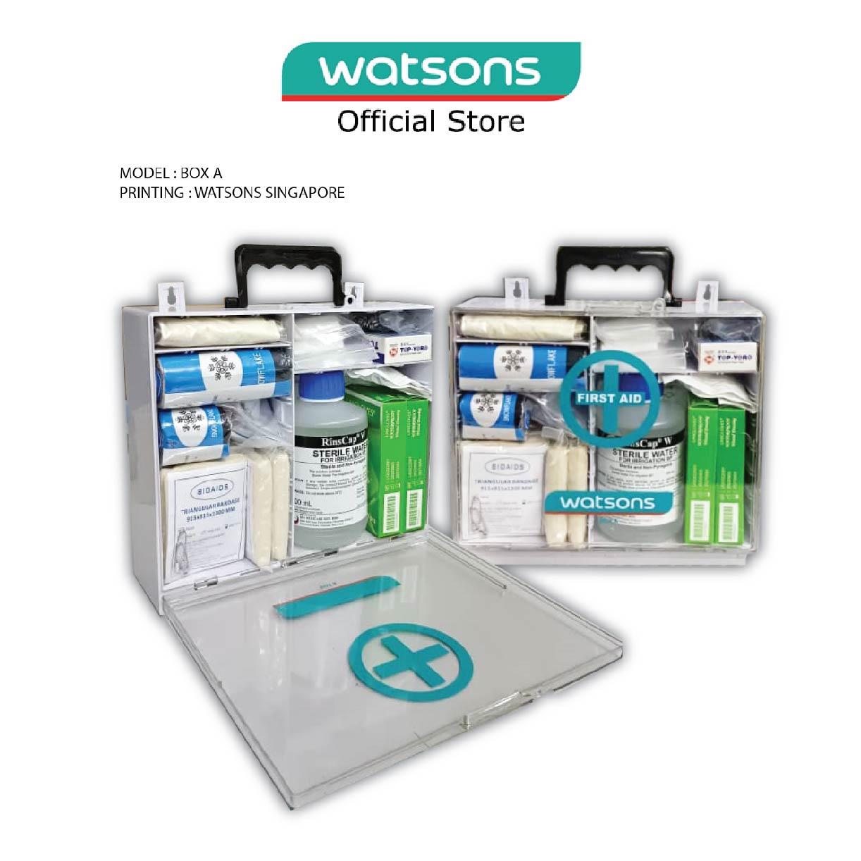 WATSONS First Aid Box A x 1 set | Lazada Singapore