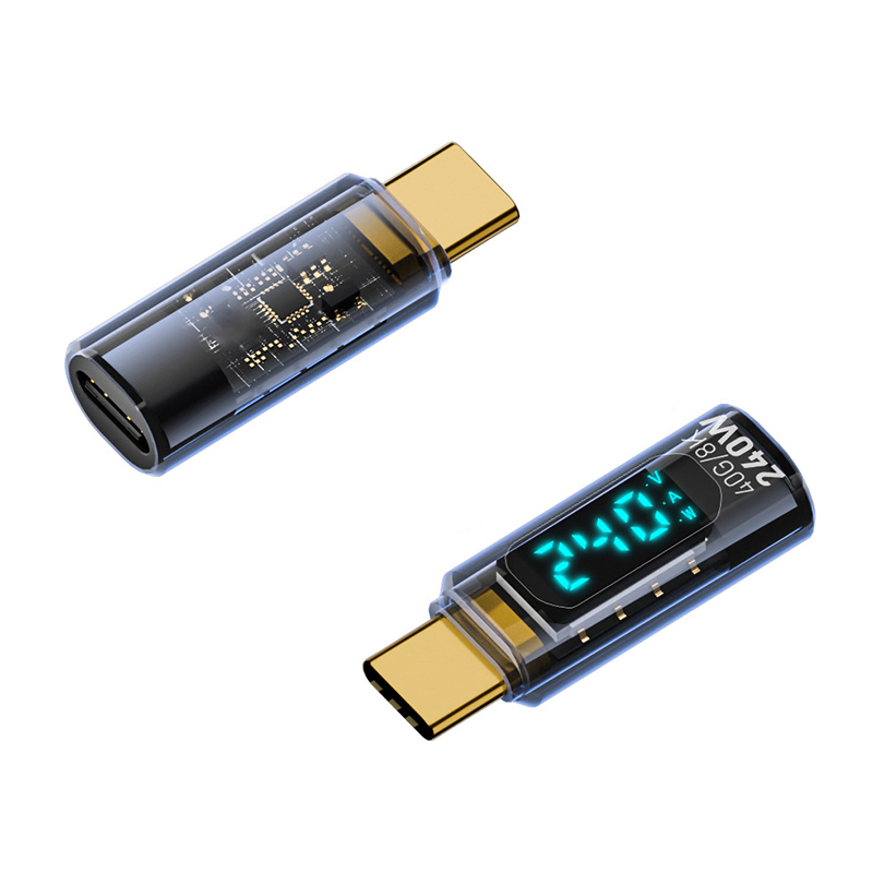 Transparent LED Display PD240W USB4.0 40Gbps Type C To C OTG Adapter 8K@60Hz 5A Fast Charging ...