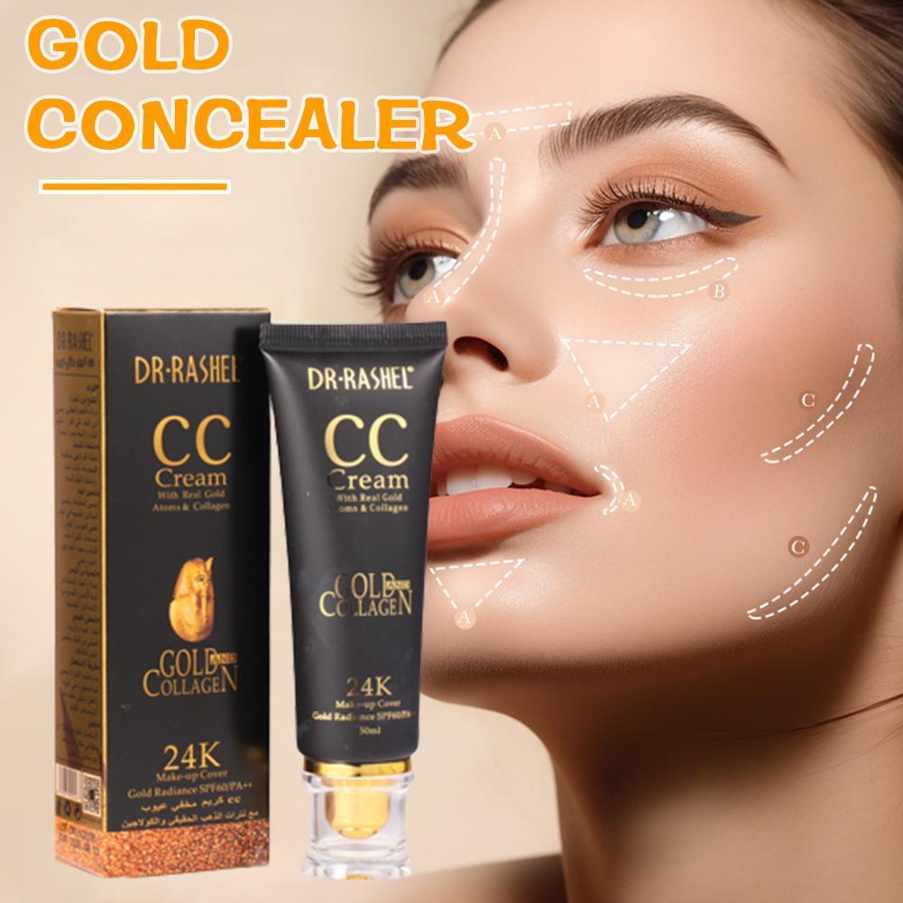 Foundation 24k Gold Collagen CC Cream Natural Radiance Liquid SPF 60 ...