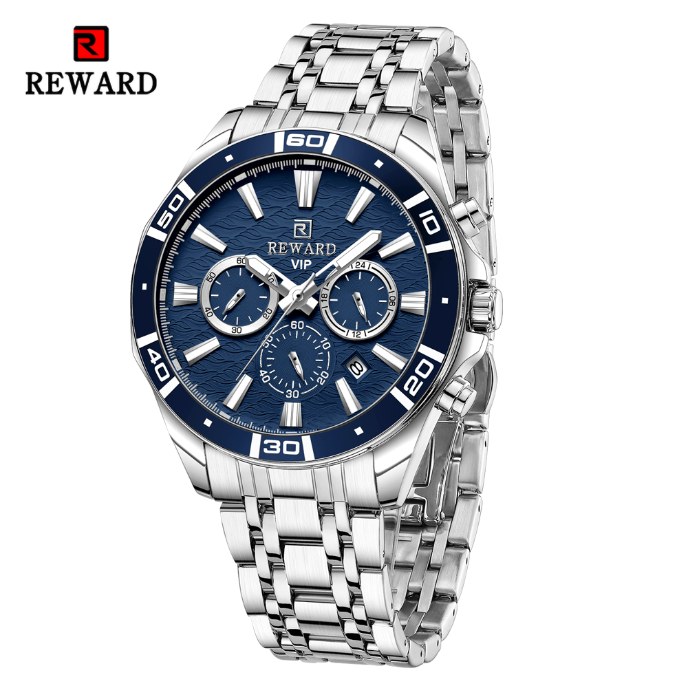 New Design REWARD VIP Business Watches for Men Stainless Quartz ...