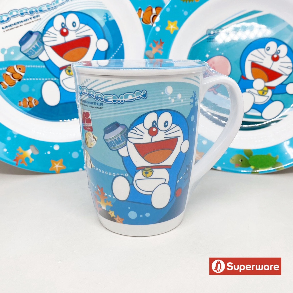 โดเรม่อน - ซี จานชาม ช้อนส้อมเด็ก เมลามีน Doraemon Sea Superware ศรีไทยซุปเปอร์แวร์ [ ขายแยกชิ้น ...