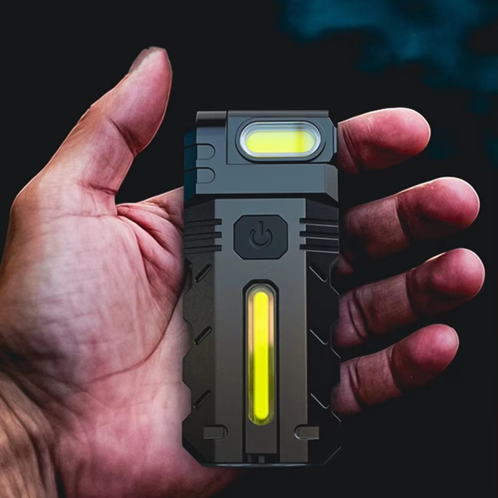 Rotatable Head 1000mAh Battery Magnetic LED Flashlight USB Rechargeable ...
