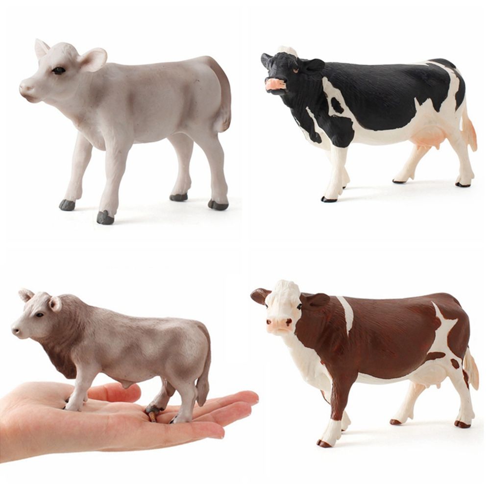 Mini Realistic Simulation Model Simulated Cattle Action Figure Gifts ...