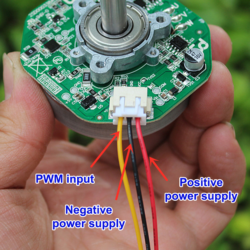 DC12V 20-30W brushless DC motor speed controller With drive brushless ...