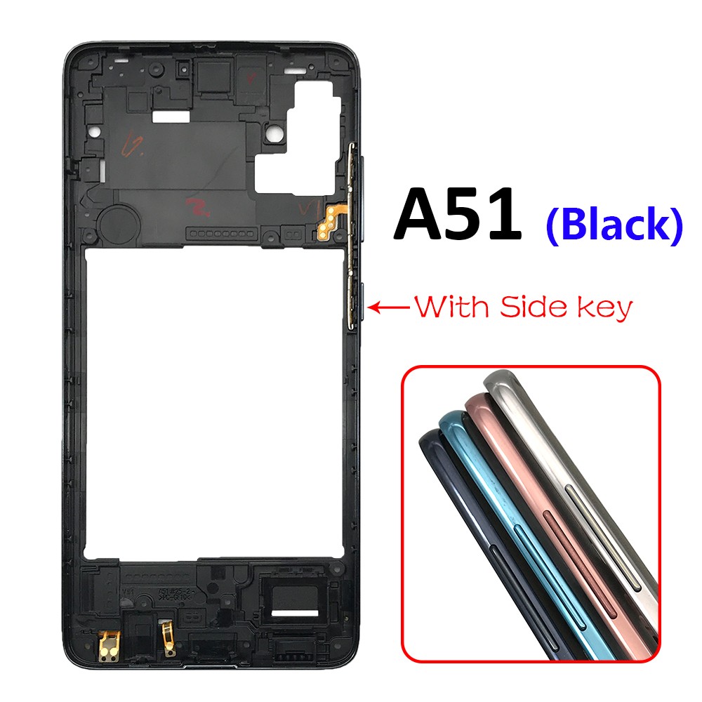 Samsung A21S A31 A41 A51 A71 Middle Housing Frame Panel Rear Housing ...