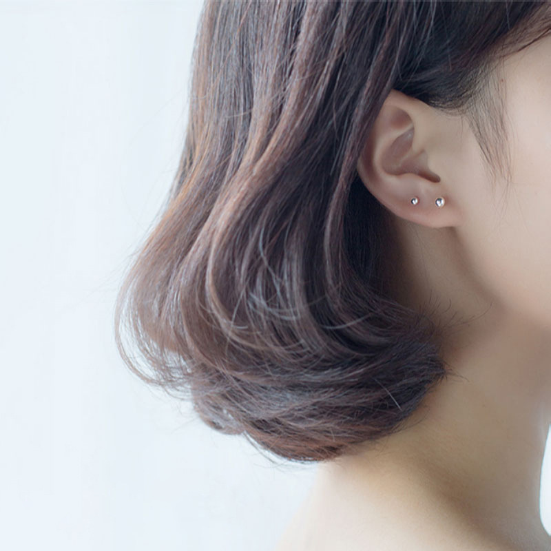 S999 Ear Stud Women's Ear Holes Ear Stick Ear Bone Anti-allergy Ear ...