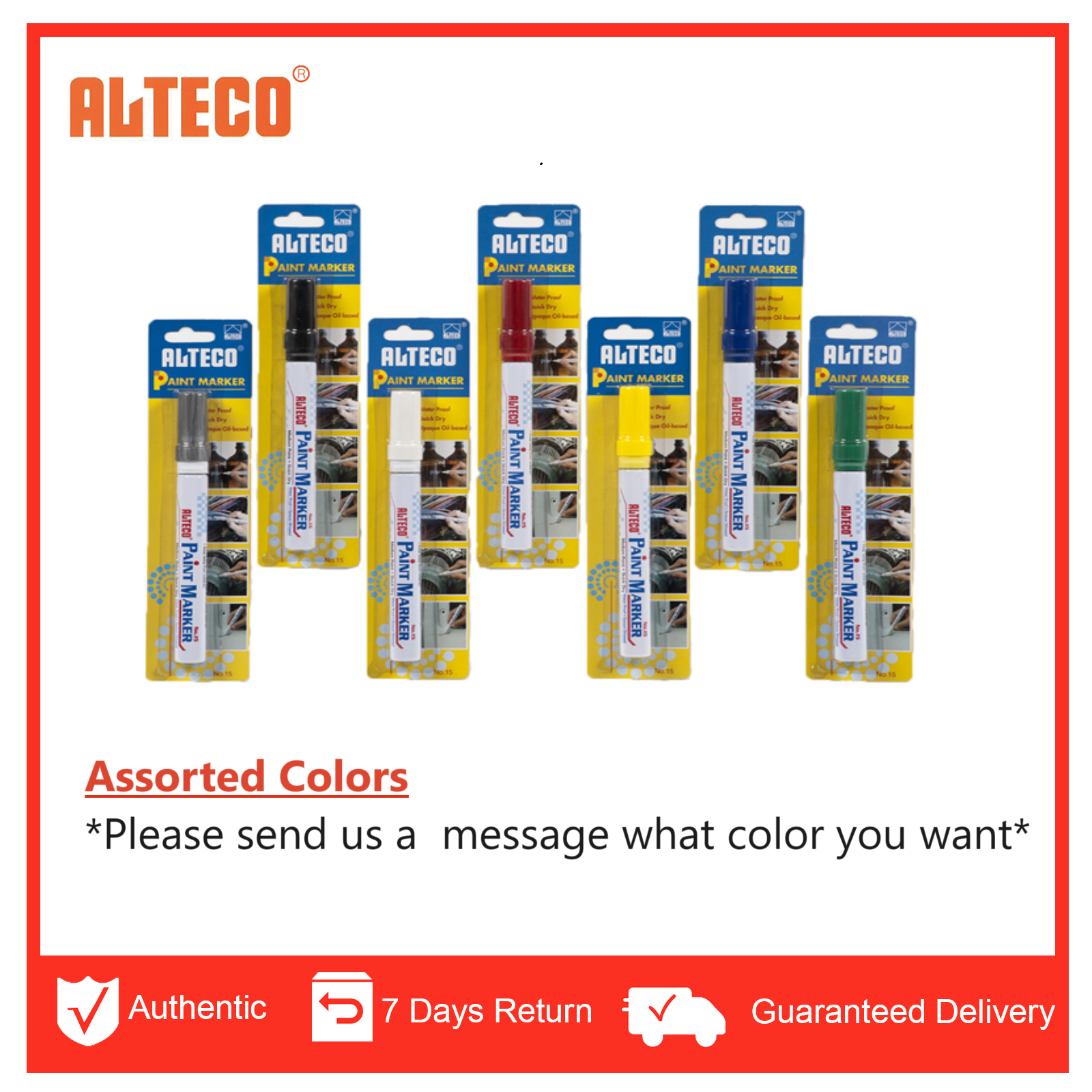 ALTECO Paint Marker Blister | Lazada Singapore