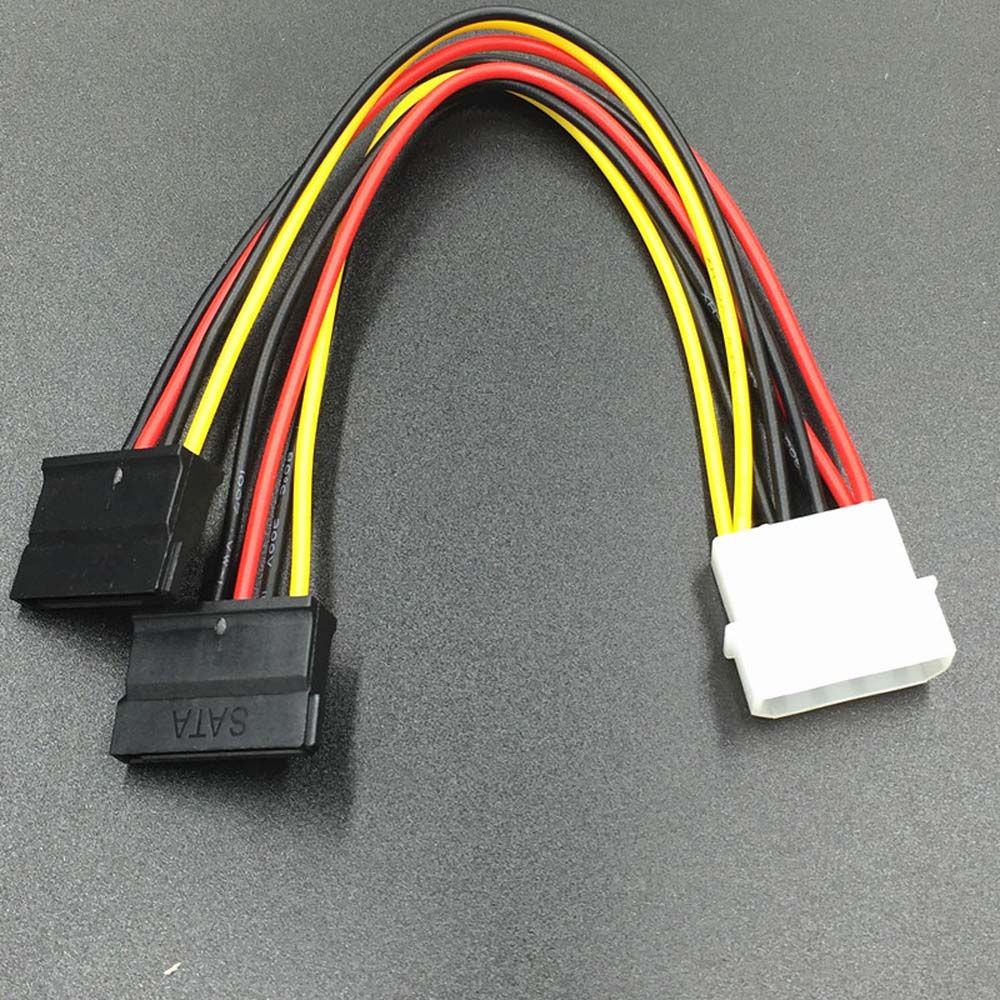 SATA IDE Power Lead Connector Wire Male to Female PSU Extension Cable ...
