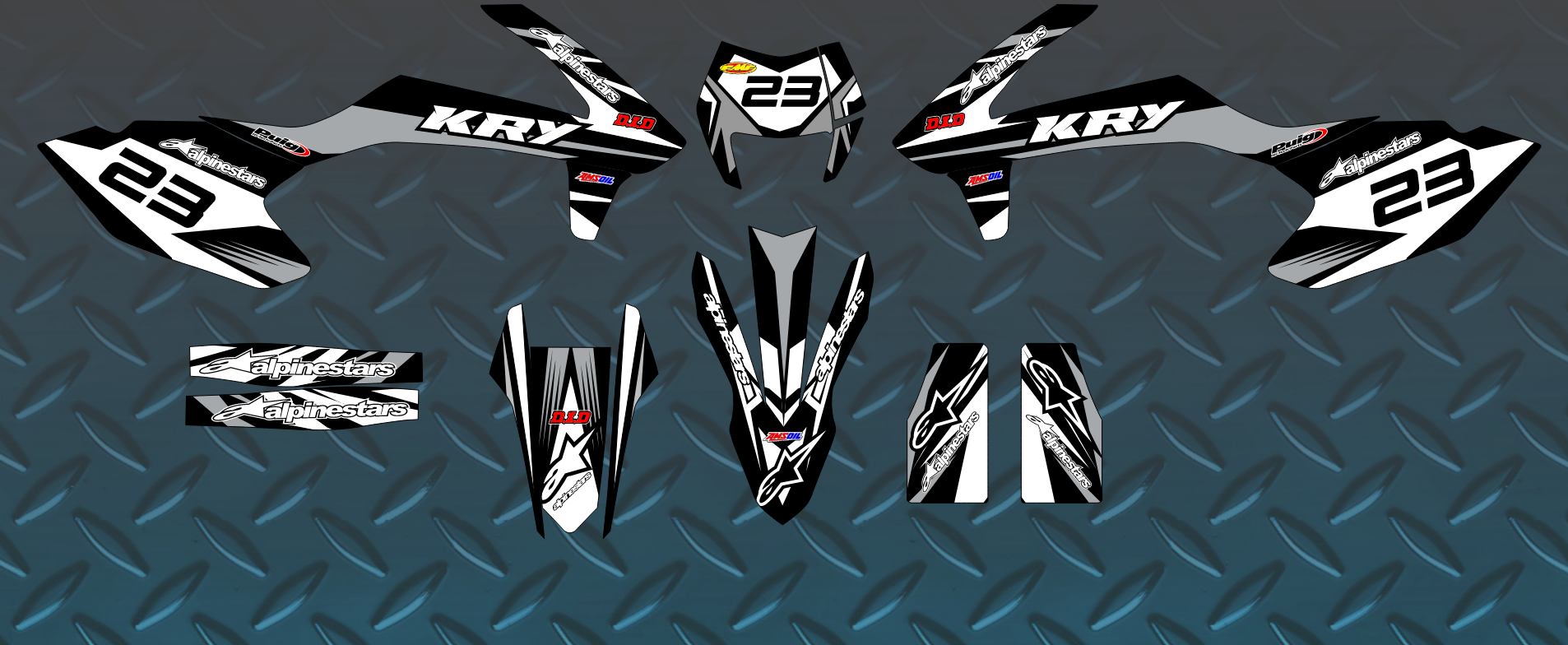 Rusi KRY 150/200 decals laminated | Lazada PH