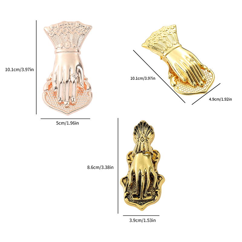 Vintage Exquisite Lady Hand-shaped Decoration Clip Bill Clip Travel ...
