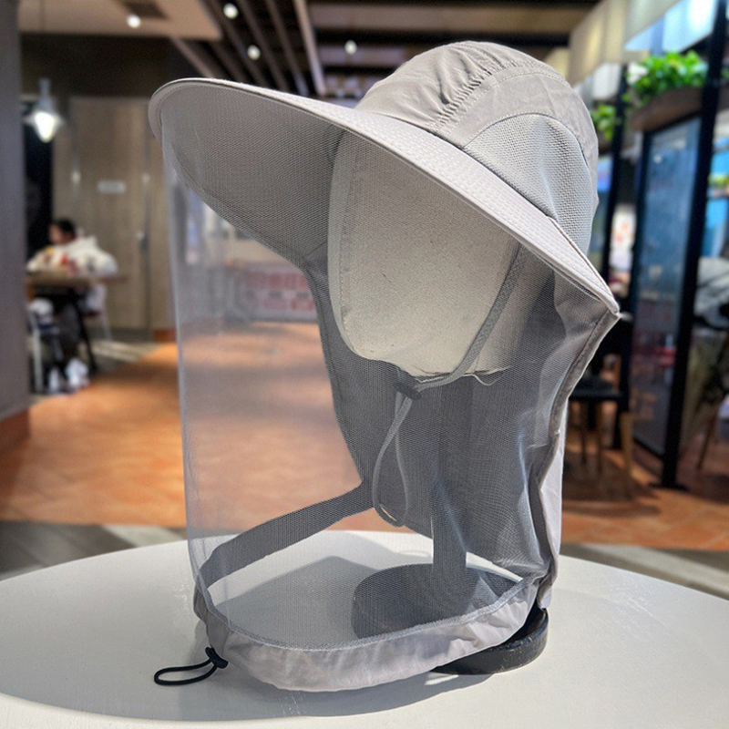 Outdoor Fishing Cap Anti Insect Hat Fishing Hat Bug Mesh Head Net Face ...