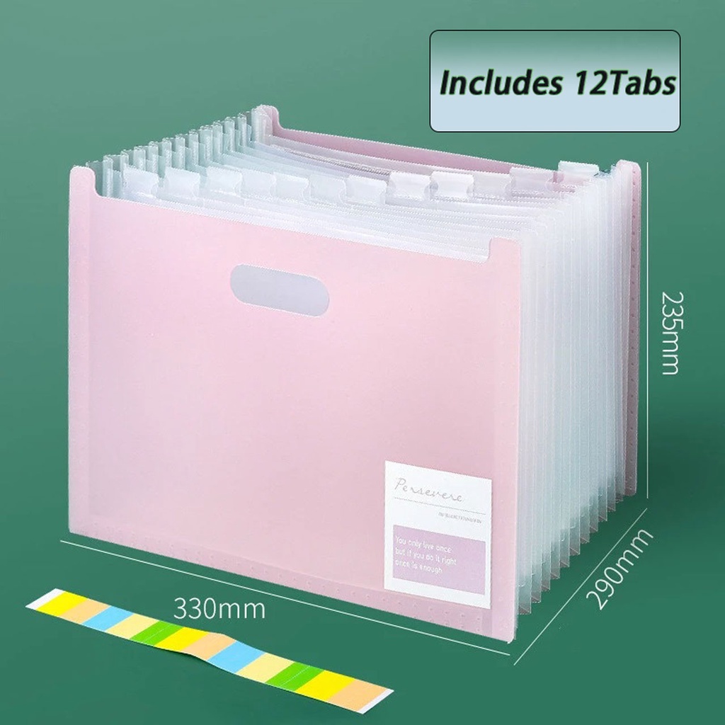 Llp A4 Size 13 Pockets Accordion Expanding Expandable Document File Folder Envelope Organizer