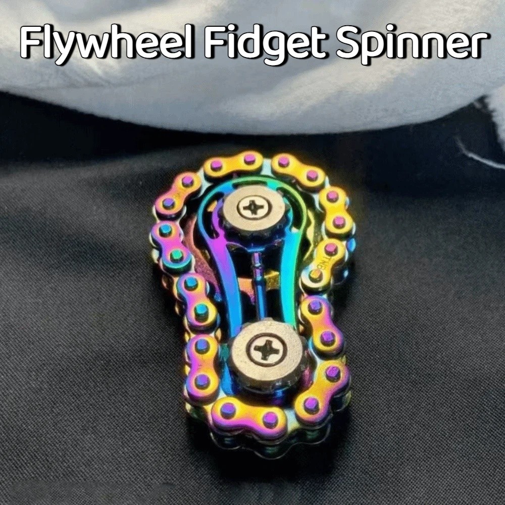 Mechanical Toy Creative Flywheel Fidget Spinner Spinning Top DIY ...