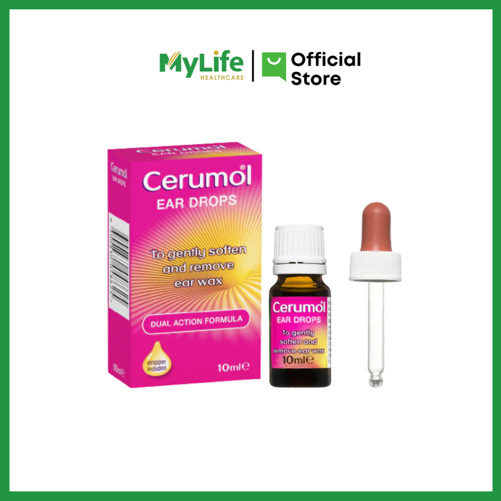 CERUMOL EAR WAX SOFTENER DUAL ACTION FORMULA (10ML) | Lazada