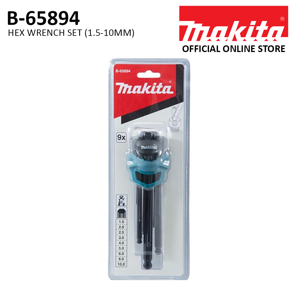 Makita B-65894 Allen Key Set (1.5-10MM) | Lazada Singapore