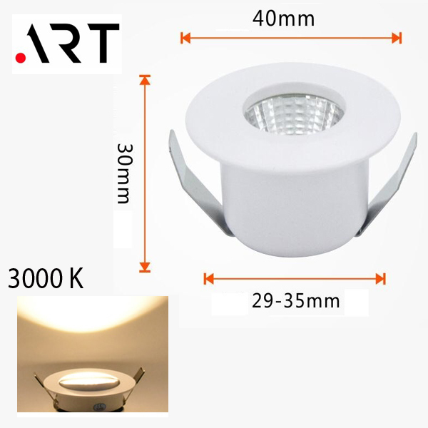 Lampu downlight mini led 1w - Lampu spotlight kecil / Downlight ...