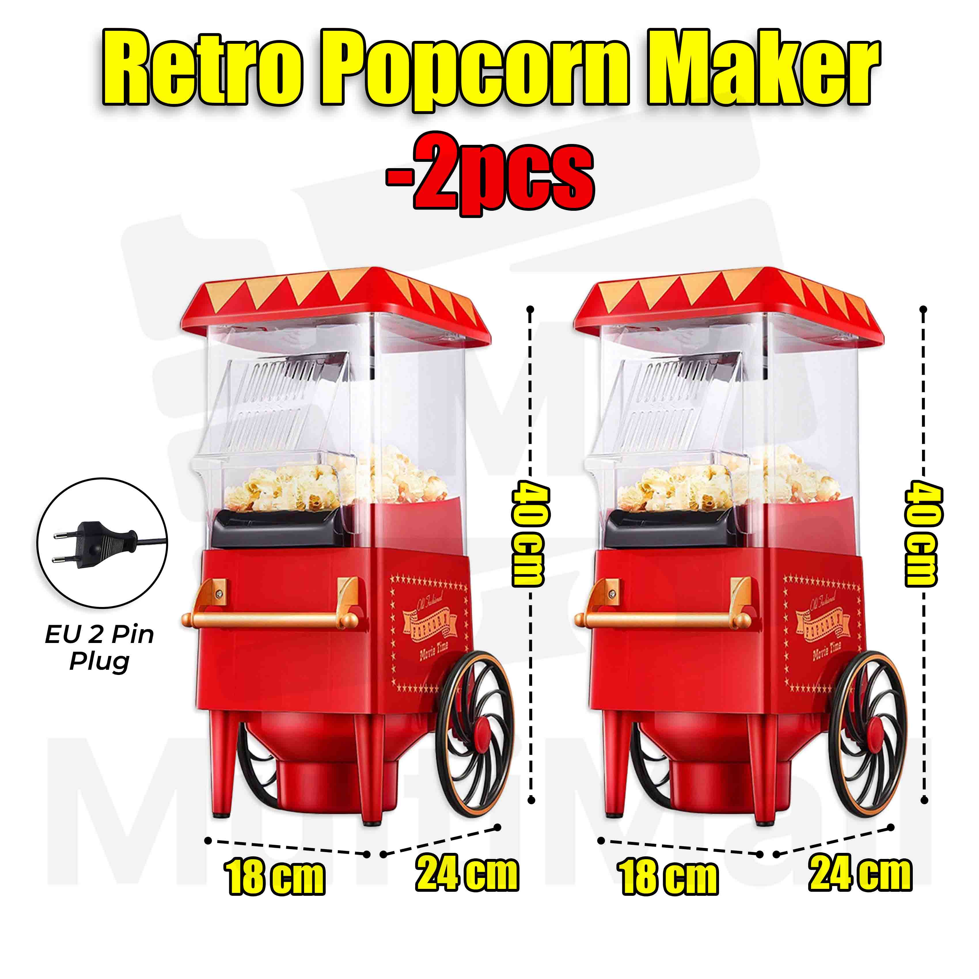 Retro Electric Popcorn Maker | Popcorn Maker Machine for Home | Corn ...