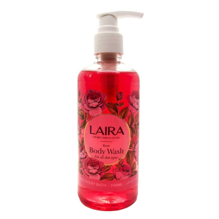 LFO LAIRA 300ML Grace & Glow BO Brightening Booster Body Wash With Rose ...