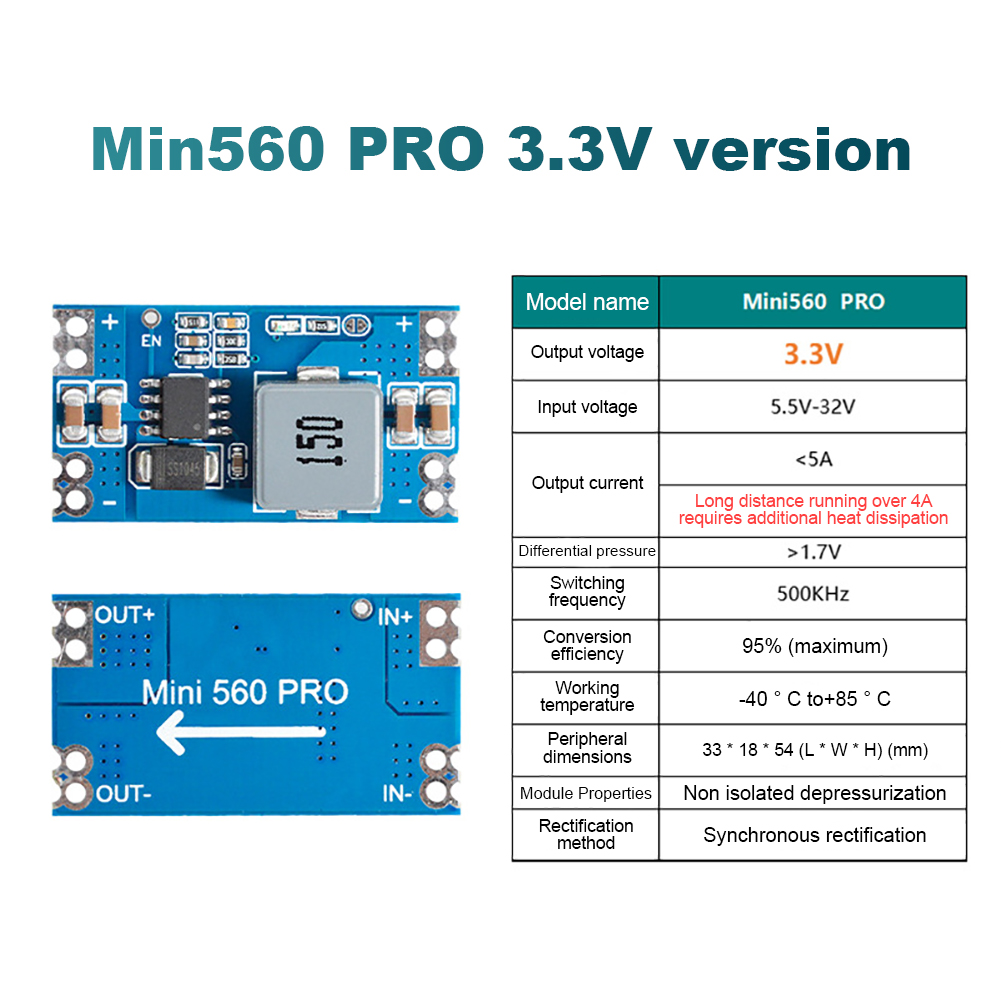 Mini560/mini560 Pro Dc-Dc Step Down Buck Stabilized Voltage Power ...