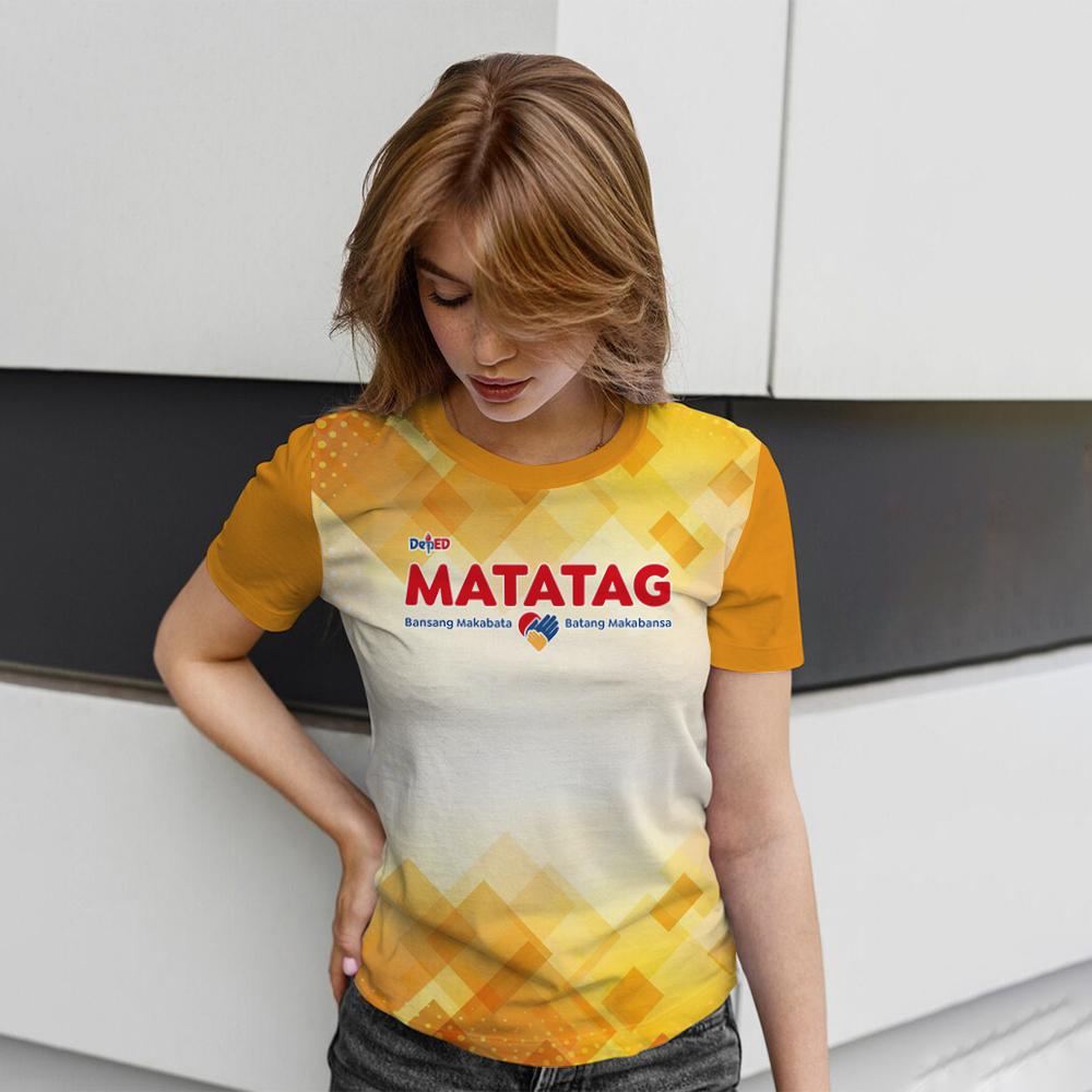 Full Sublimation Shirt DepEd Matatag Uniforms Teachers Day Women T ...