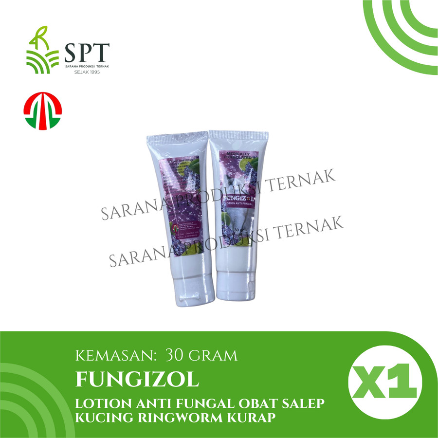 FUNGIZOL LOTION ANTI FUNGAL 30g OBAT SALEP KUCING RINGWORM KURAP ...