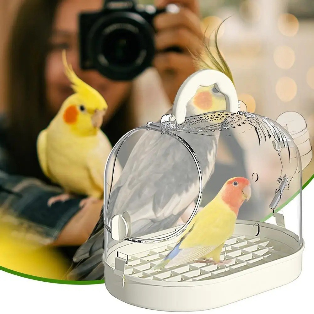 Transport Bag Portable Bird Transport Cage Breathable Escape-Proof ...