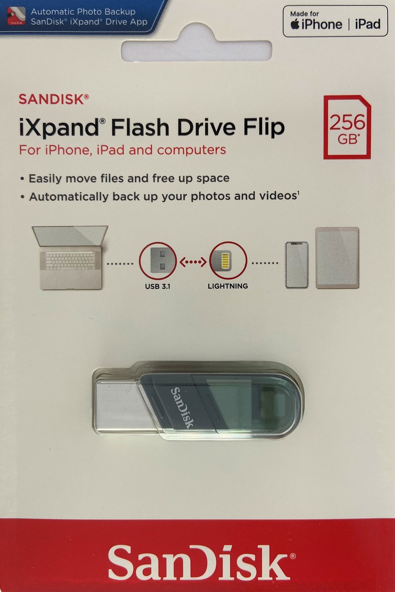 SANDISK IXPAND FLIP FLASH DRIVE | 64GB/128GB/256GB | WITH 2 YEAR ...